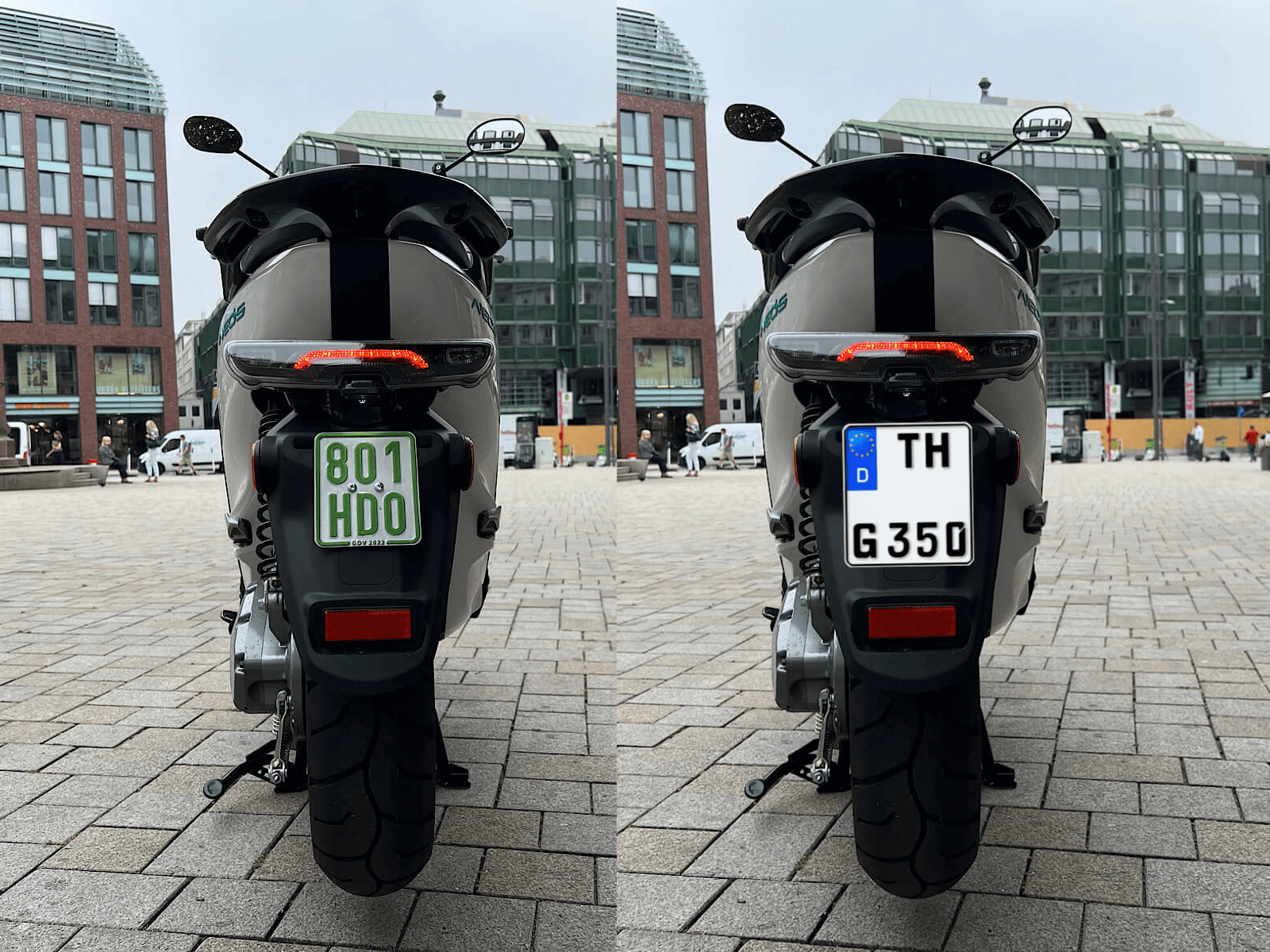Welche Kennzeichengröße nehmen? - Maxiscooter (über 80 ccm) - sfera ...